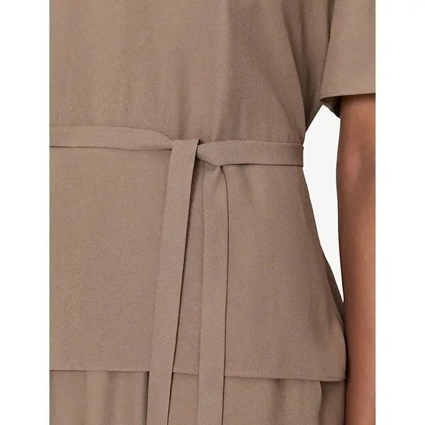 JOSEPH Atheris Tie-waist Crepe Top