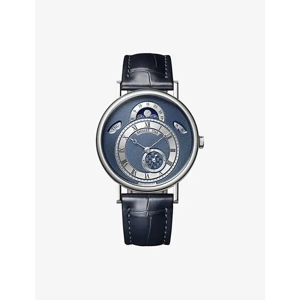 BREGUET Classique Calendrier 7337 18ct White-gold Automatic Watch 39mm