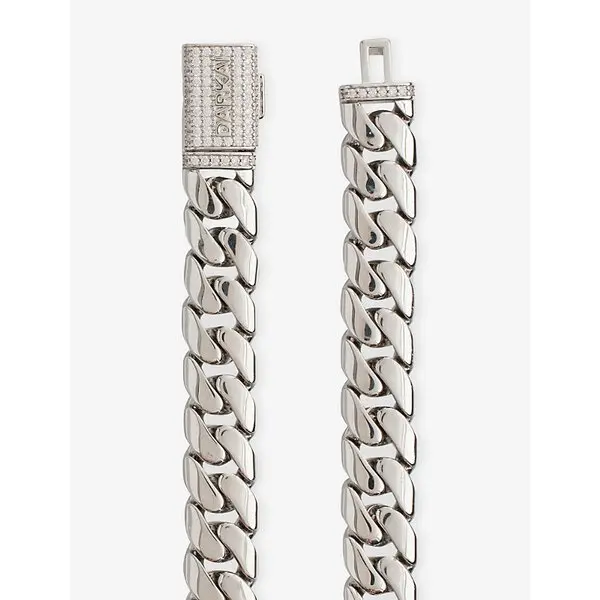DARKAI Cuban 18ct Gold-plated Stainless-steel Bracelet