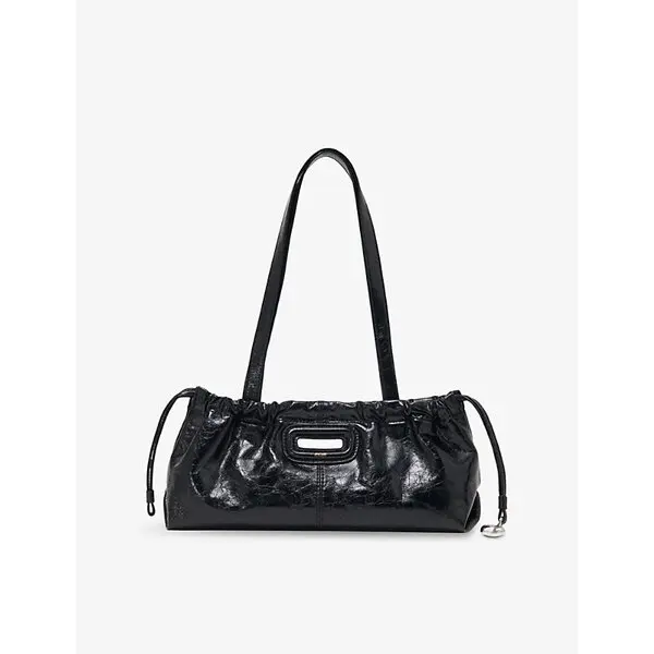 Maje Leather Shoulder Bag