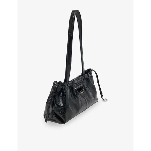 Maje Leather Shoulder Bag