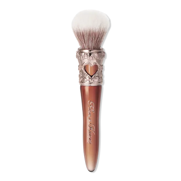 FLOWER KNOWS The Sweetie Bear Collection Rounded Blush Brush - Chocolate