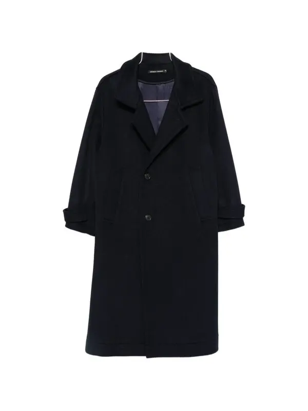 NICHOLSON & NICHOLSON Wool Coat - Blue