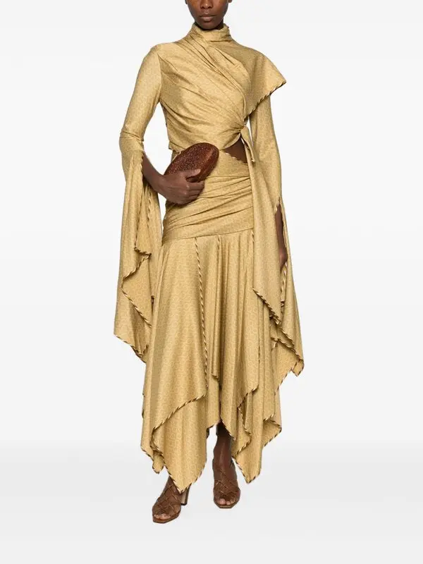 Zimmermann Valiant Printed Silk Midi Dress