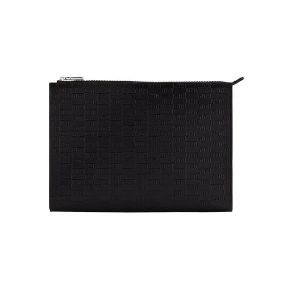 Kith Monogram Vachetta Leather Zip Pouch