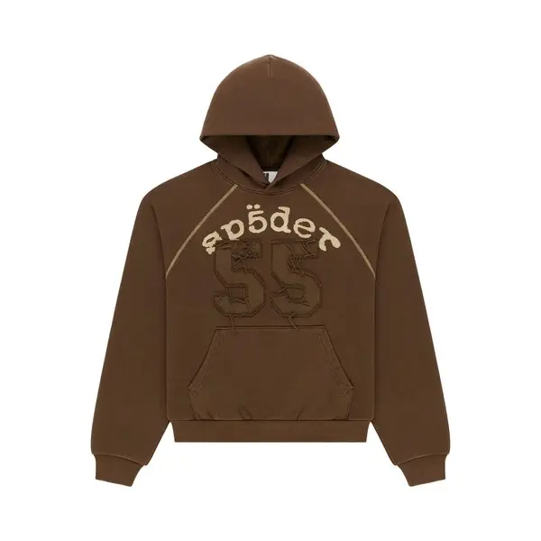 SP5DER 55 University Hoodie - Brown