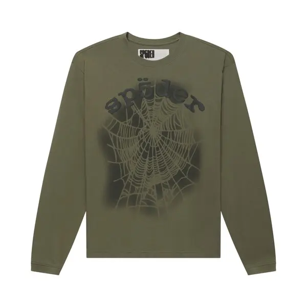 SP5DER Distressed Og Web V2 Long-sleeve Olympian