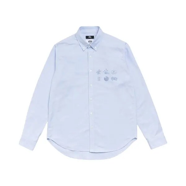 StÜssy Junya Button Down Shirt 'saxe