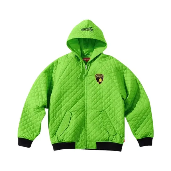 Supreme X Automobili Lamborghini Hooded Work Jacket 'line - Green