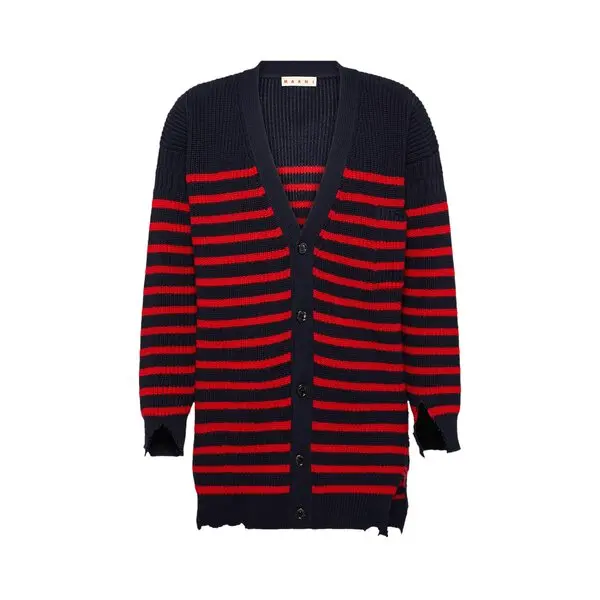 Marni Striped Cardigan 'blumarine - Multicolor
