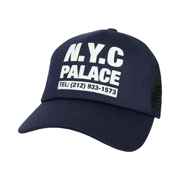 PALACE City Trucker Baseball Cap - Blue