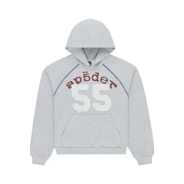SP5DER 55 University Hoodie - Grey
