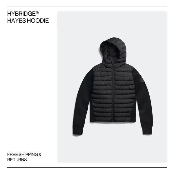 Canada Goose Hybridge Hayes Hoodie - Black