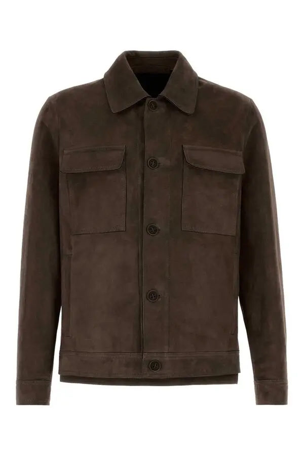 SALVATORE SANTORO Suede Jacket