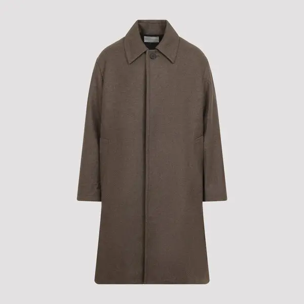 Studio Nicholson Wool Overcoat - Green