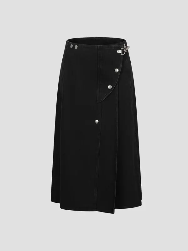 Marni Mini Skirt In 100% Cotton Woven - Black