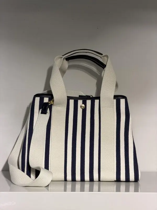Rue De Verneuil Crossbody Handbag With Removable Shoulder Strap, 28 X 25 X 17 Cm - Blue