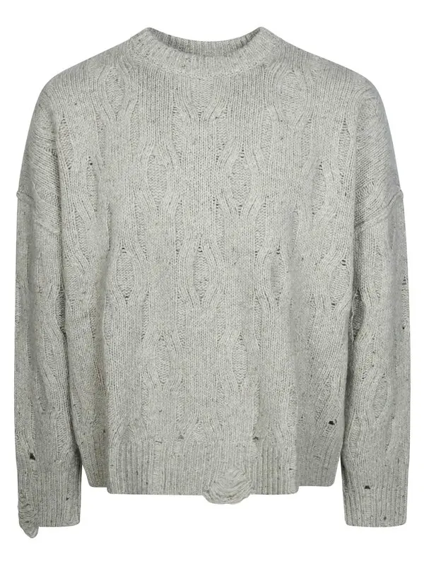 REPRESENT Distressed Knit Sweater
