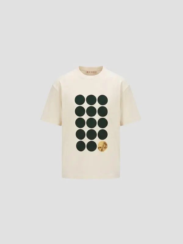 Marni Cotton Knit T-shirt - Glass