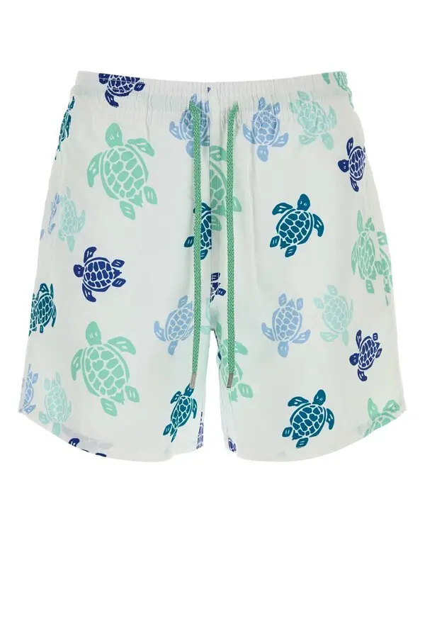 Vilebrequin Moorea Swim Shorts In Recycled Polyester - Printed