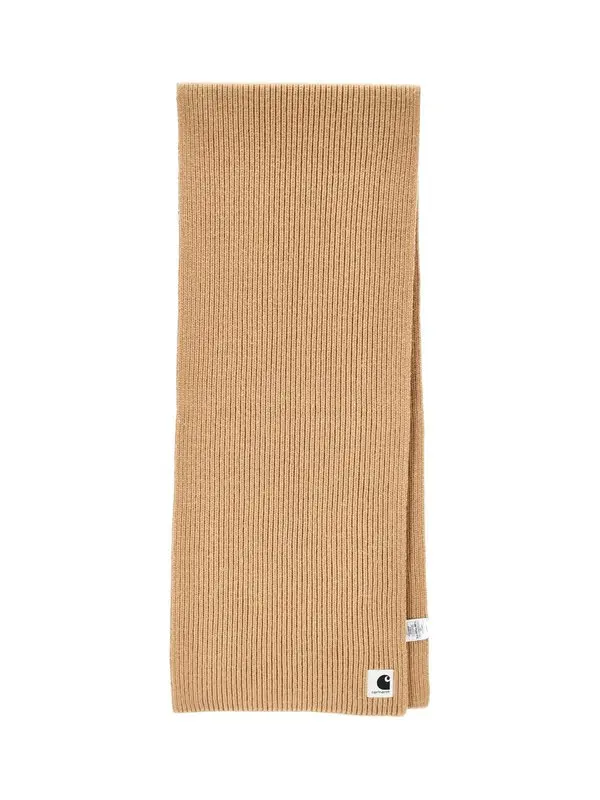 Carhartt Work In Progress Ribbed Knit Scarf - Brown