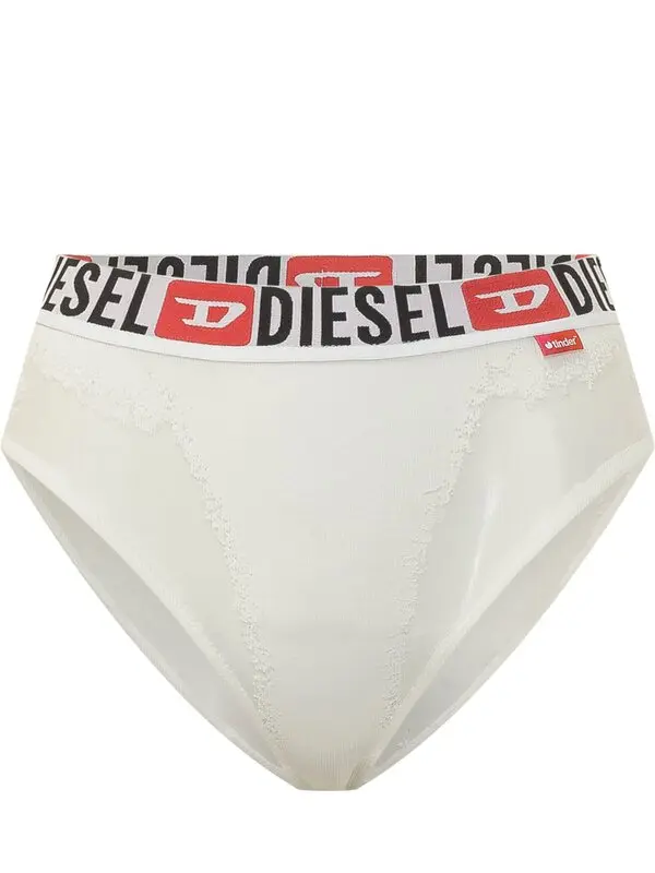 DIESEL® Style Printed Core Boxer Briefs - Bianco