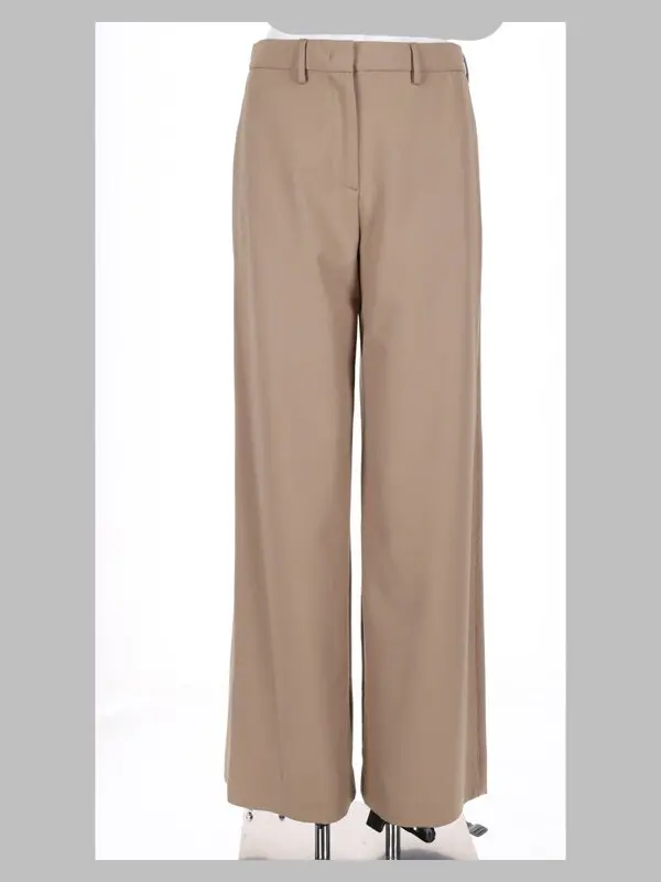 Fabiana Filippi Wide-leg Trouser Pants In Stretch Viscose Blend
