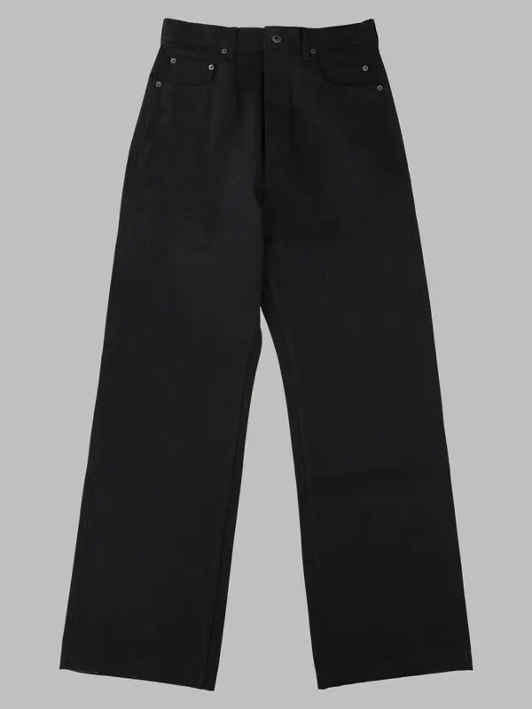 Rick Owens Distressed Edge Denim Jeans