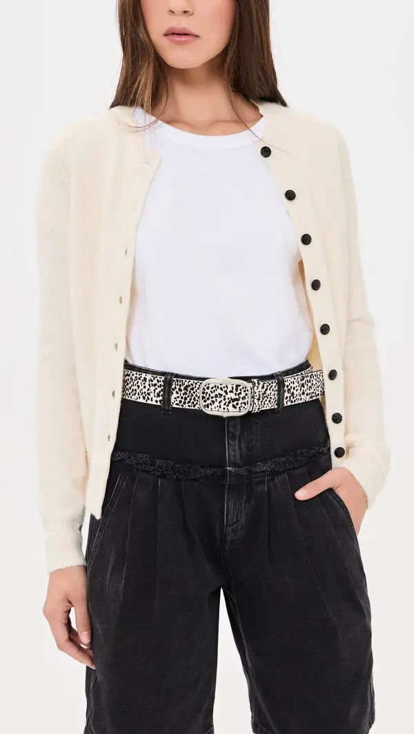 Isabel Marant Étoile Holis Pony Hair Leather Belt