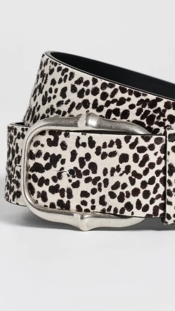 Isabel Marant Étoile Holis Pony Hair Leather Belt
