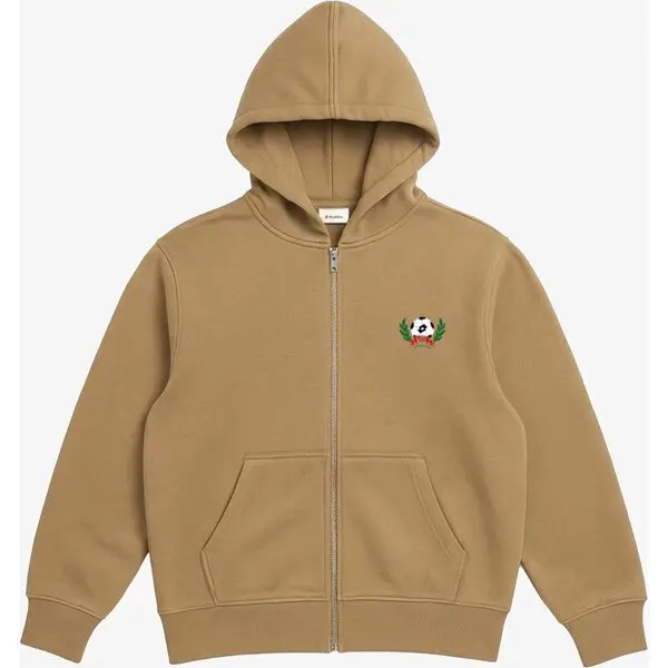 LOTTO Match Day Organic Cotton Full Zip Hoodie