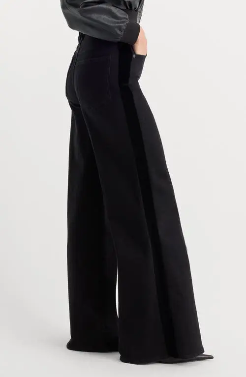 Good American Good Waist High Waist Palazzo Wide Leg Jeans