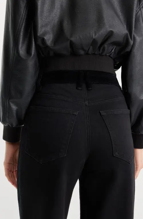 Good American Good Waist High Waist Palazzo Wide Leg Jeans