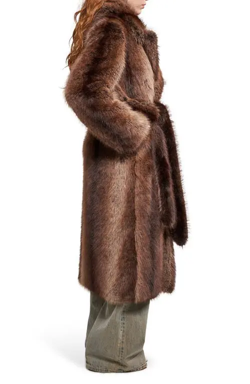 AZALEA WANG Cersei Faux Fur Jacket