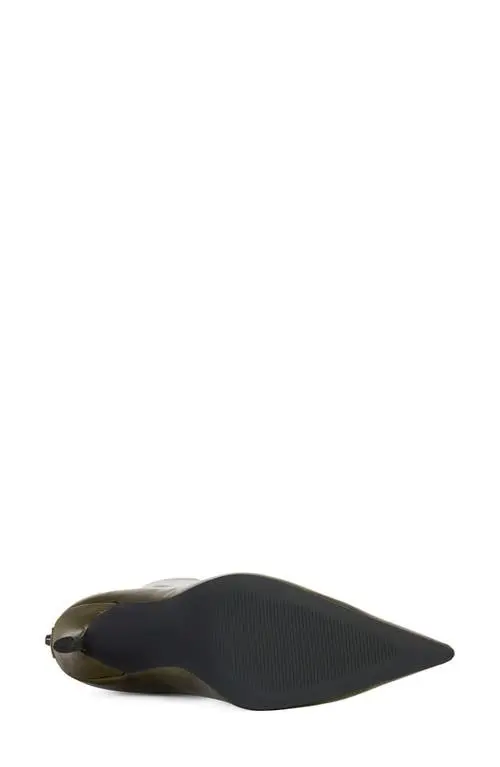 AZALEA WANG Alluring Faux Leather Knee High Boot