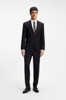 BOSS Slim-fit Shirt In Stretch Cotton-blend Poplin