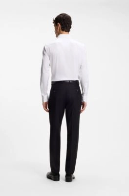 BOSS Slim-fit Shirt In Stretch Cotton-blend Poplin