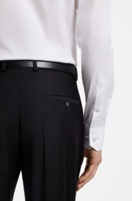 BOSS Slim-fit Shirt In Stretch Cotton-blend Poplin
