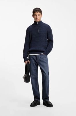 Hugo Regular-fit Dark-blue Stonewashed Denim Jeans