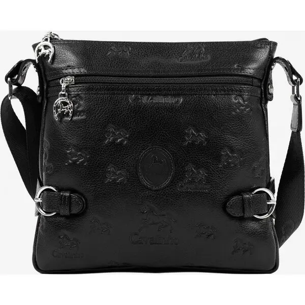 CAVALINHO Cavalo Lusitano Embossed Leather Crossbody Bag