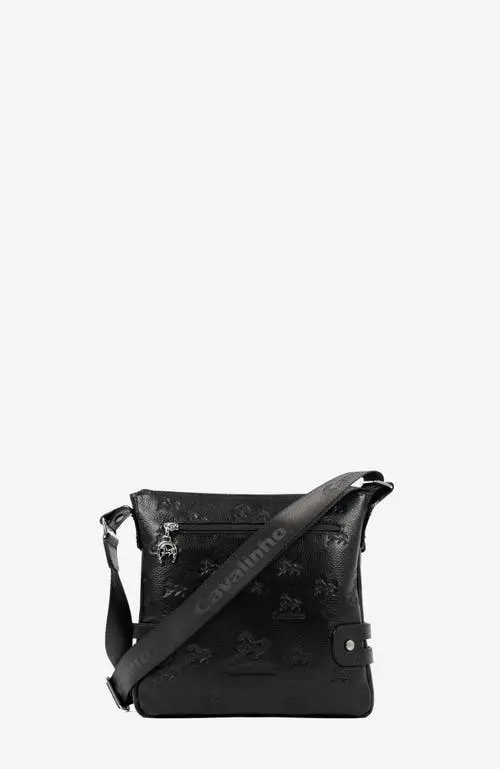 CAVALINHO Cavalo Lusitano Embossed Leather Crossbody Bag