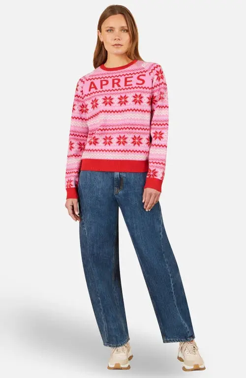 YUMI Après Intarsia Knit Jumper
