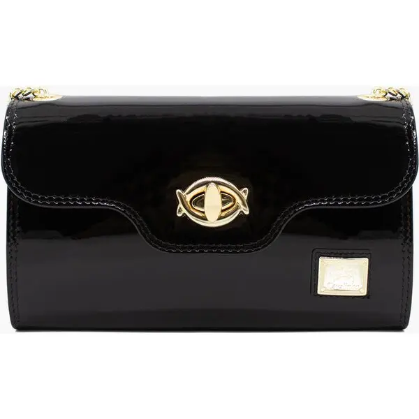 CAVALINHO All In Patent Leather Clutch Shoulder Bag 535 - Black