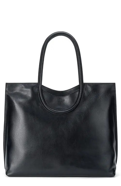 Staud Maude North-south Leather Tote