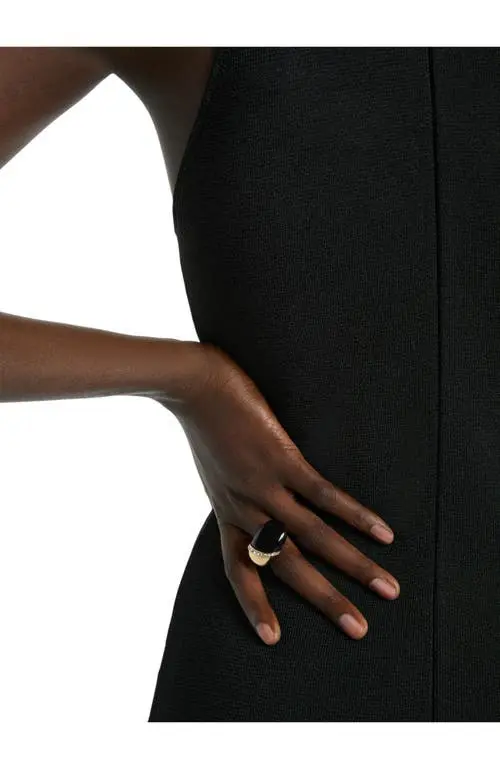 Balmain Organic Ring In Lacquered Brass