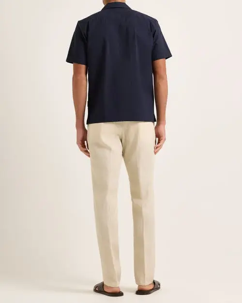Orlebar Brown Maitan Seersucker Relaxed-fit Shirt