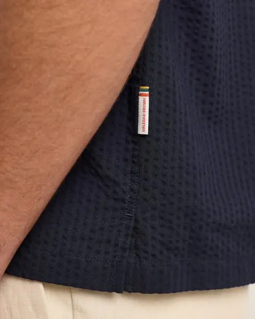 Orlebar Brown Maitan Seersucker Relaxed-fit Shirt