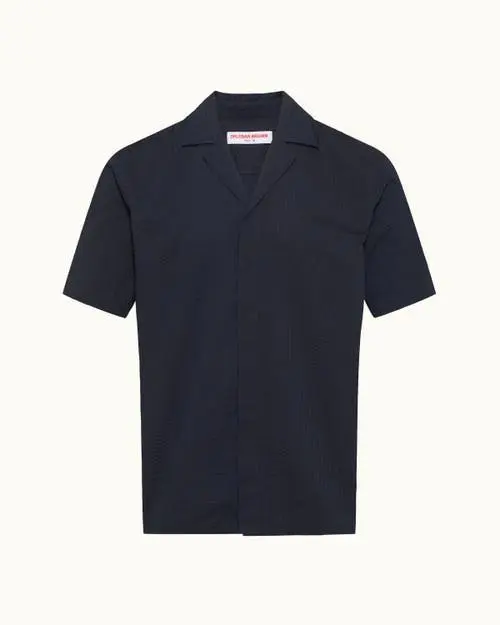 Orlebar Brown Maitan Seersucker Relaxed-fit Shirt