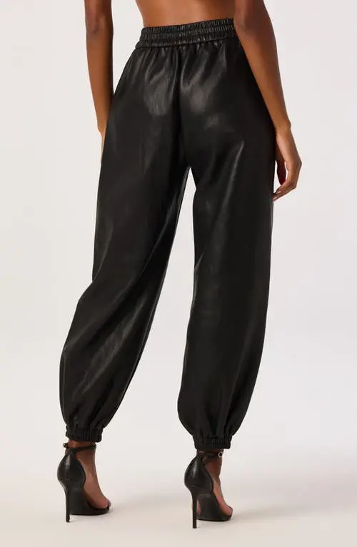 Astr The Label Adity Faux Leather Pants