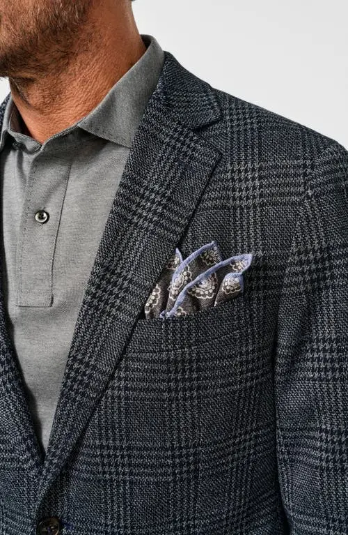 David Donahue Glen Plaid Stretch Sport Coat